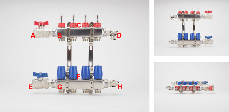 Open Professional RVS Verdeler 2 Groeps online kopen?